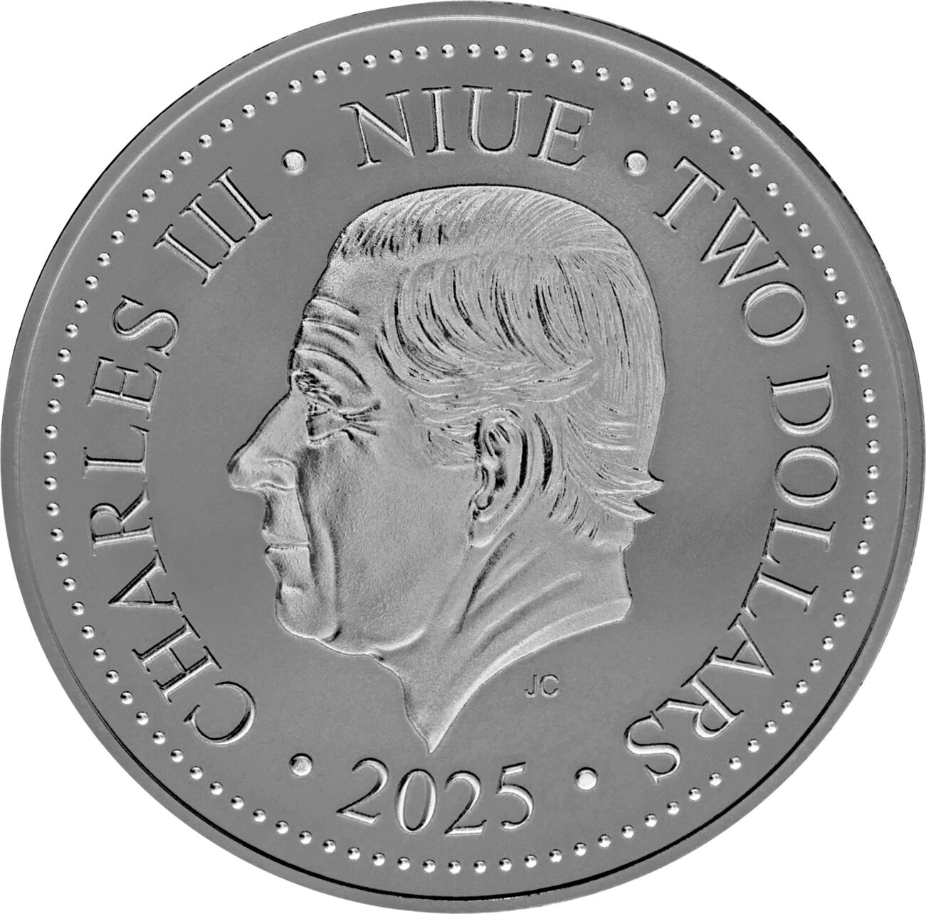 2 Dollar Silbermünze Niue Phoenix 2025 1 oz 999 Silber Proof-like ...
