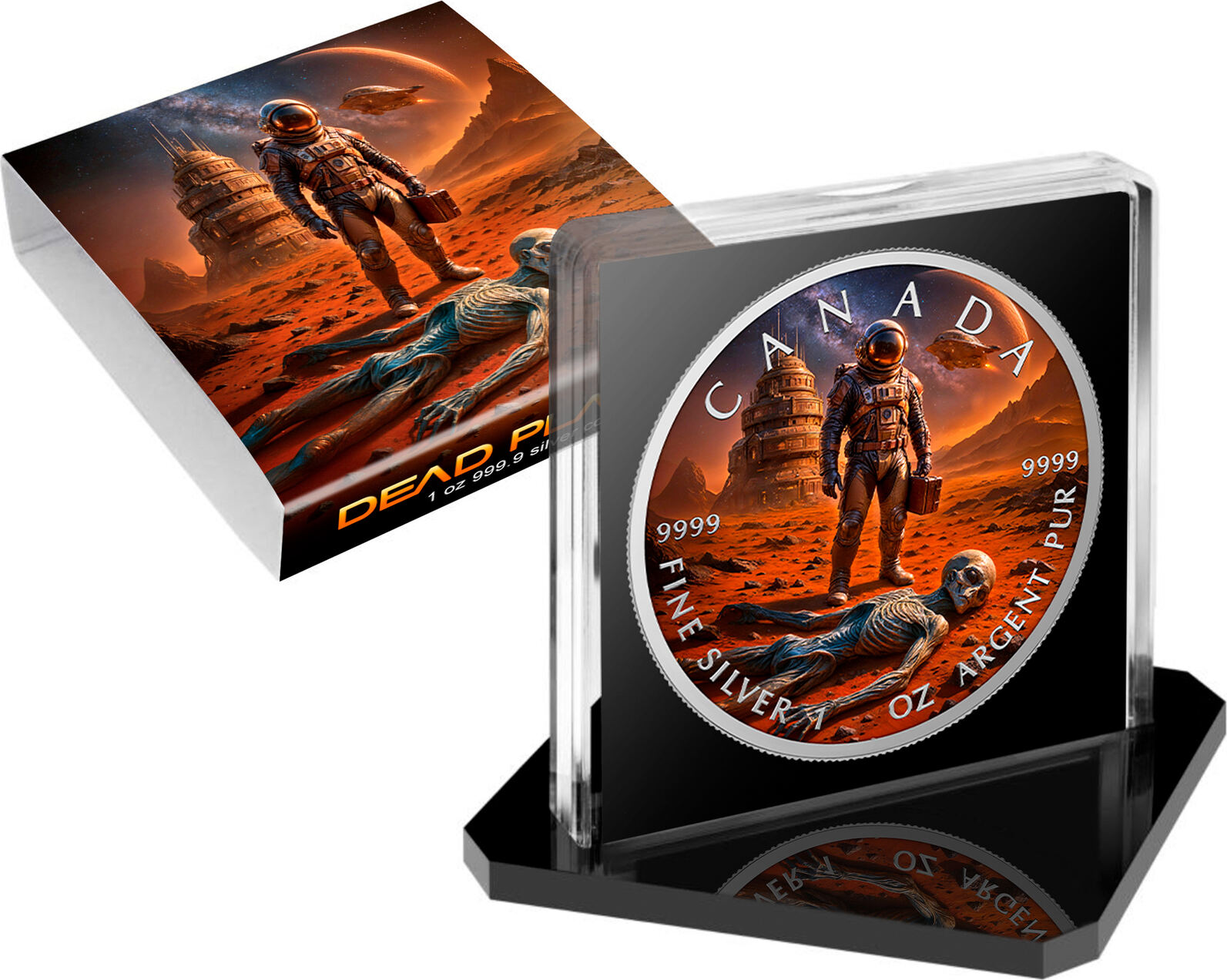 Kanada 5 Kanadische Dollar Silbermünze 1 oz Dead Planet 2025 Canada ...