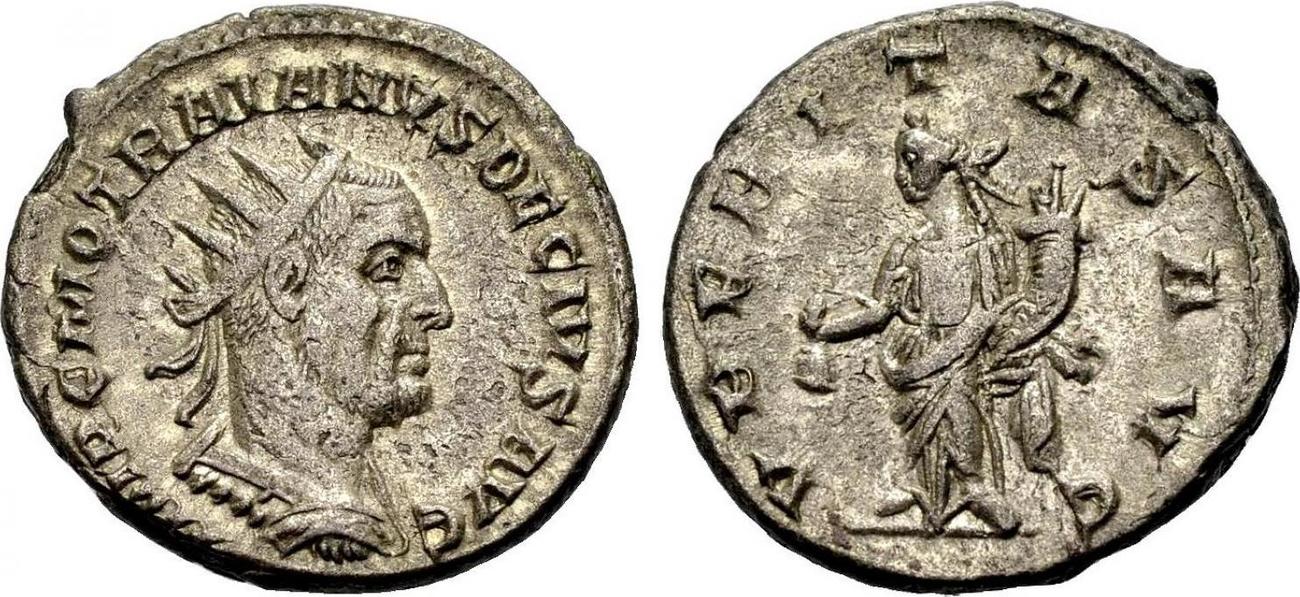 ROM, KAISERZEIT Antoninian 249-251 TRAIANUS DECIUS Gutes sehr schön ...