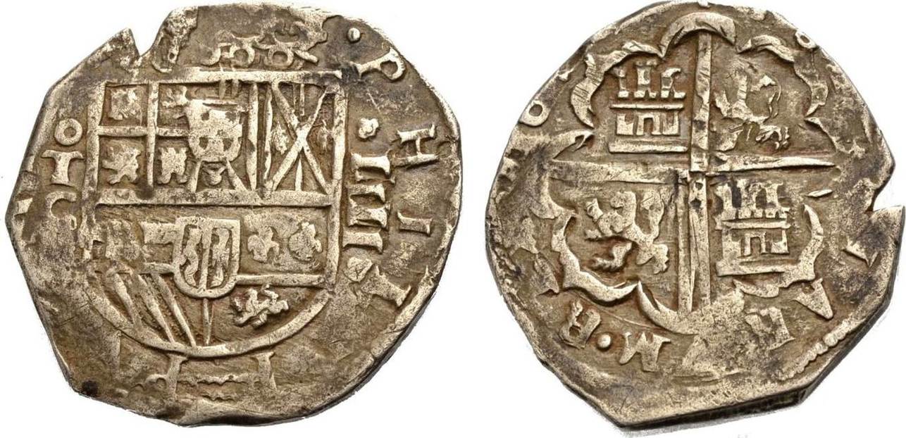 SPANIEN 4 Reales 1621-1665 Toledo Sehr schön | MA-Shops