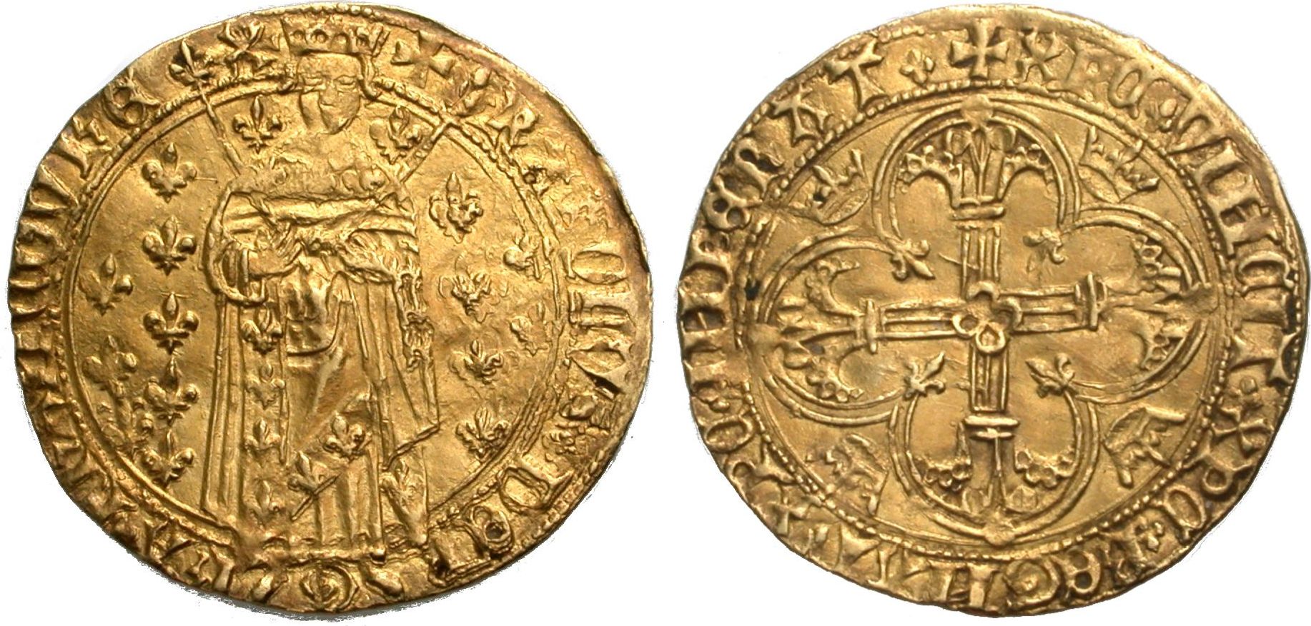 FRANKREICH Royal d'or 1429 CHARLES VII. Sehr schön | MA-Shops