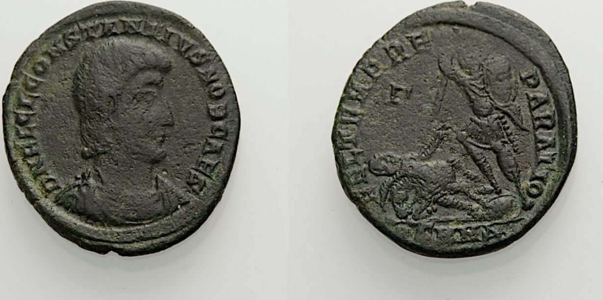 ROM: KAISERZEIT Centenionalis (AE II) 351-354 CONSTANTIUS GALLUS CAESAR ...