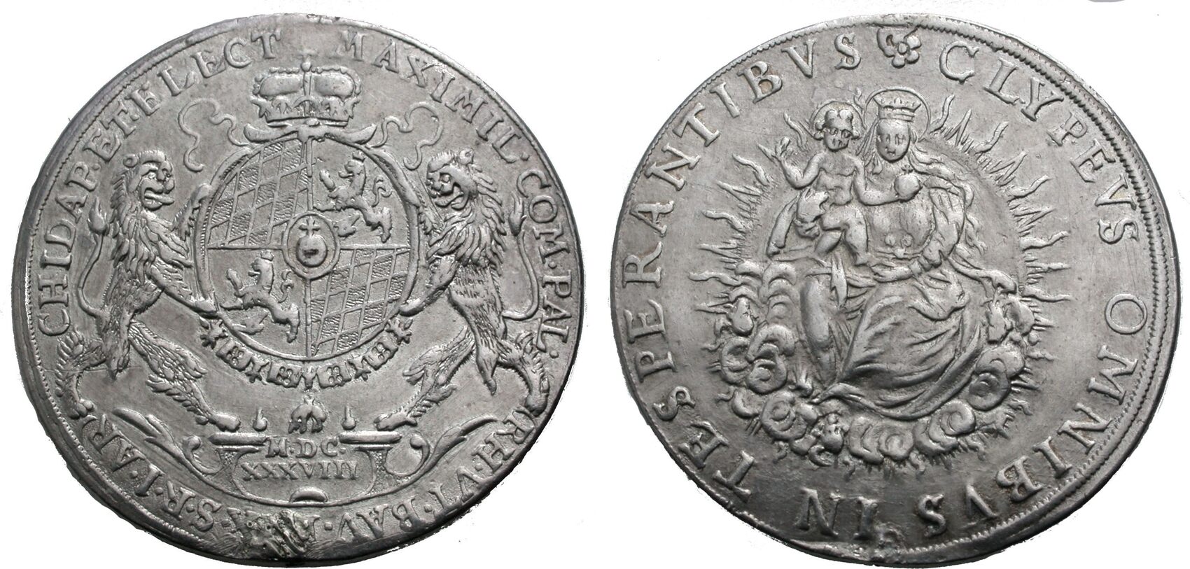 BAYERN Taler 1638 Maximilian I. Fassungsspuren | MA-Shops