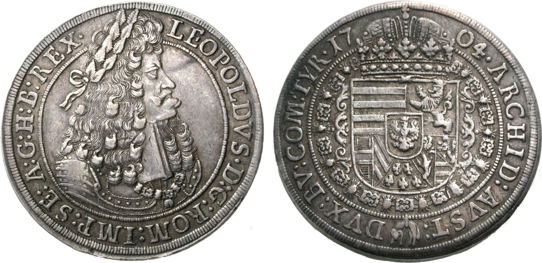 ÖSTERREICH Taler 1704 Leopold I. Fast vorzüglich | MA-Shops