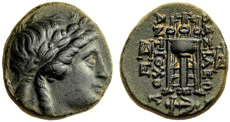 KÖNIGREICH DER SELEUKIDEN Bronze 261-246 ANTIOCHUS II. THEOS ...