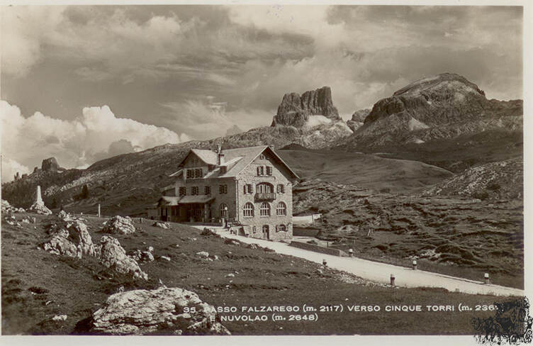 Deutschland Ansichtskarte Passo Falzarego Verso Cinque Torri | MA-Shops