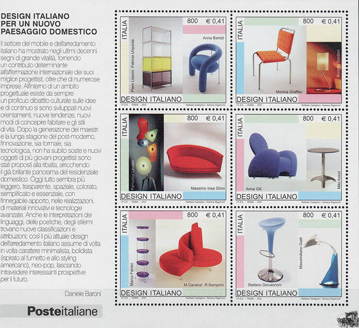 Italien 2001 ** - Einrichtungsgegenstände | MA-Shops