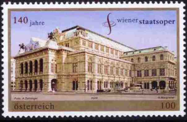 Österreich 2009 ** - € 1,00 - 140 Jahre Wiener Staatsoper | MA-Shops