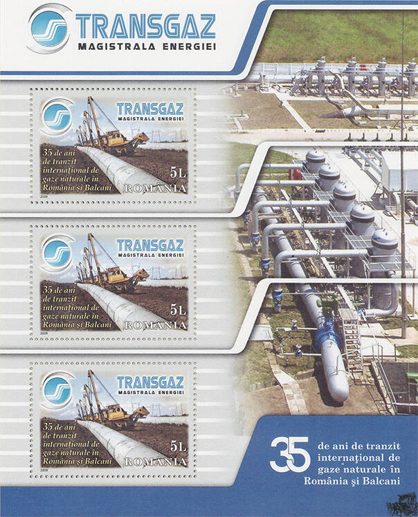 Rumänien 2009 ** - 35 Jahre Transgaz-Erdgaspipeline durch Rumänien | MA ...
