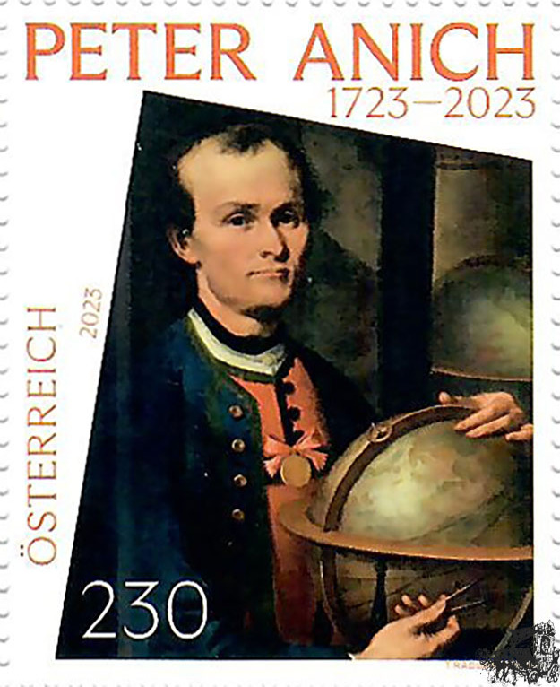 Österreich 2023 ** - € 2,30 - 300. Geburtstag Peter Anich | MA-Shops