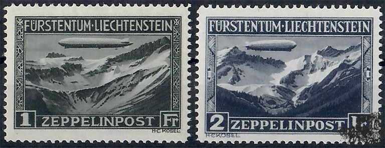 Liechtenstein ** - Zeppelin-Flugpost-Ausgabe | MA-Shops