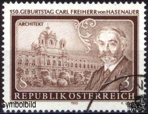 Österreich o 1983 - 3 S - 150. Geburtstag von Carl Freiherr v ...