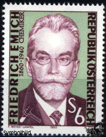 Österreich ** 1990 - 6 S - 50. Todestag von Friedrich Emich | MA-Shops