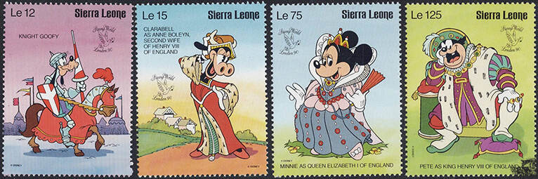 Sierra Leone 1990 ** - Disney Kurzserie, Goofy als Ritter | MA-Shops