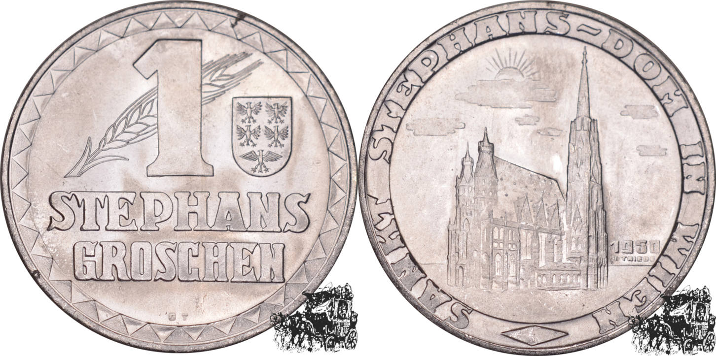 Österreich 1 Groschen Stephansgroschen Niederösterreich stplfr. | MA-Shops