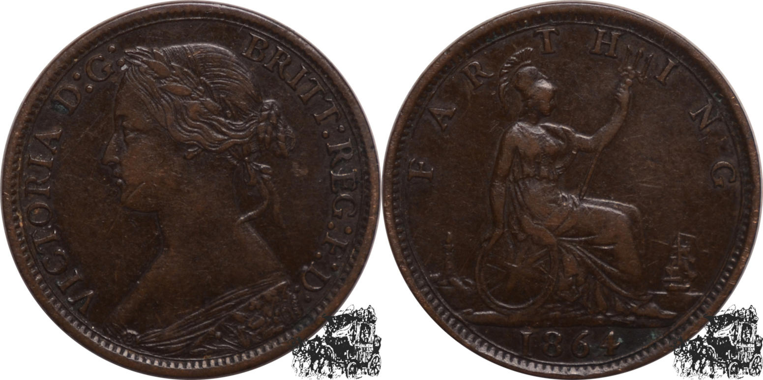 Grossbritannien 1 Farthing 1864 vz. | MA-Shops