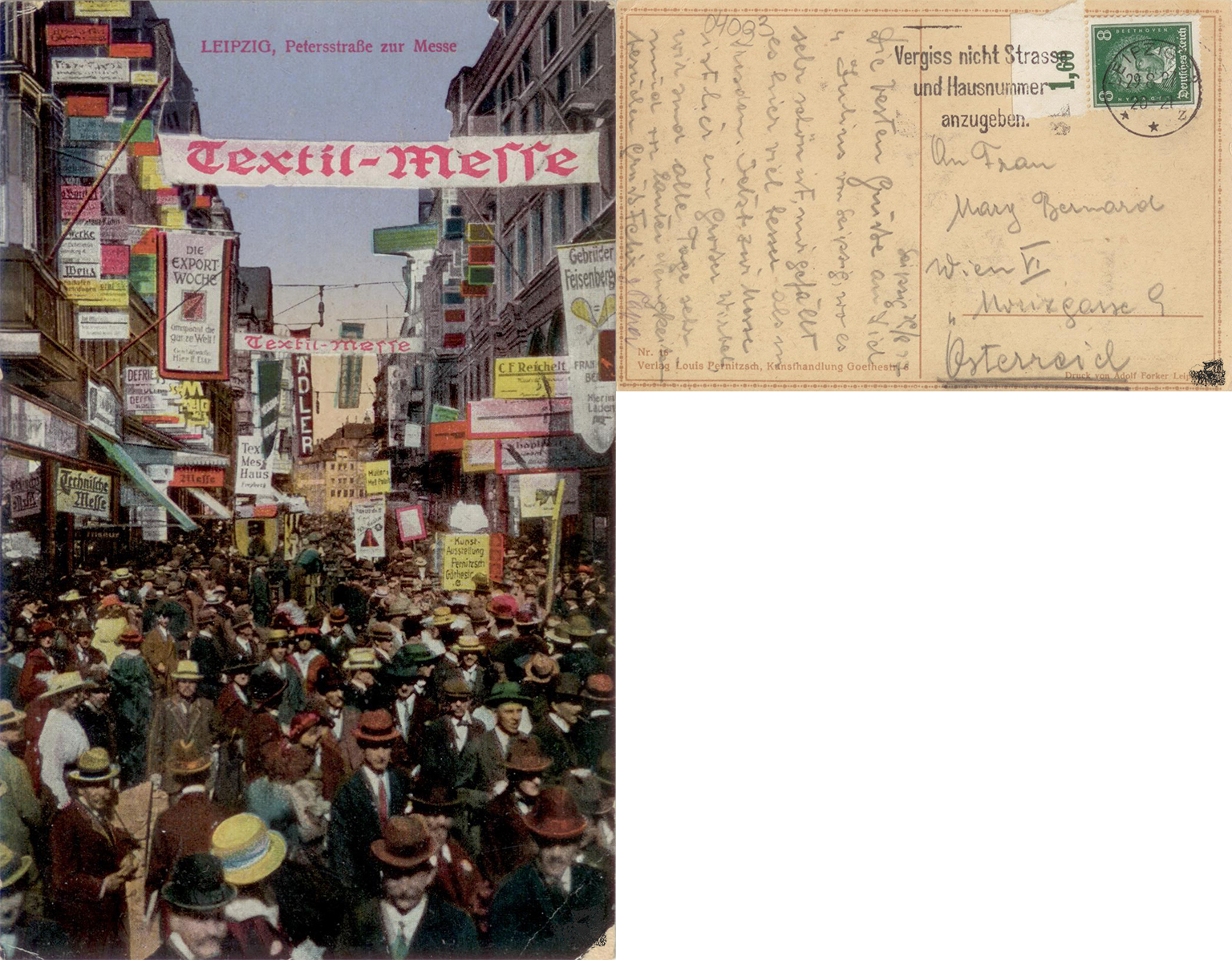 Deutschland Ansichtskarte Textil-Messe - Leipzig | MA-Shops