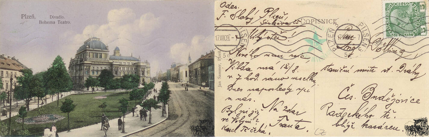 Deutschland Ansichtskarte Plzen Divadlo - Bohema Teatro | MA-Shops