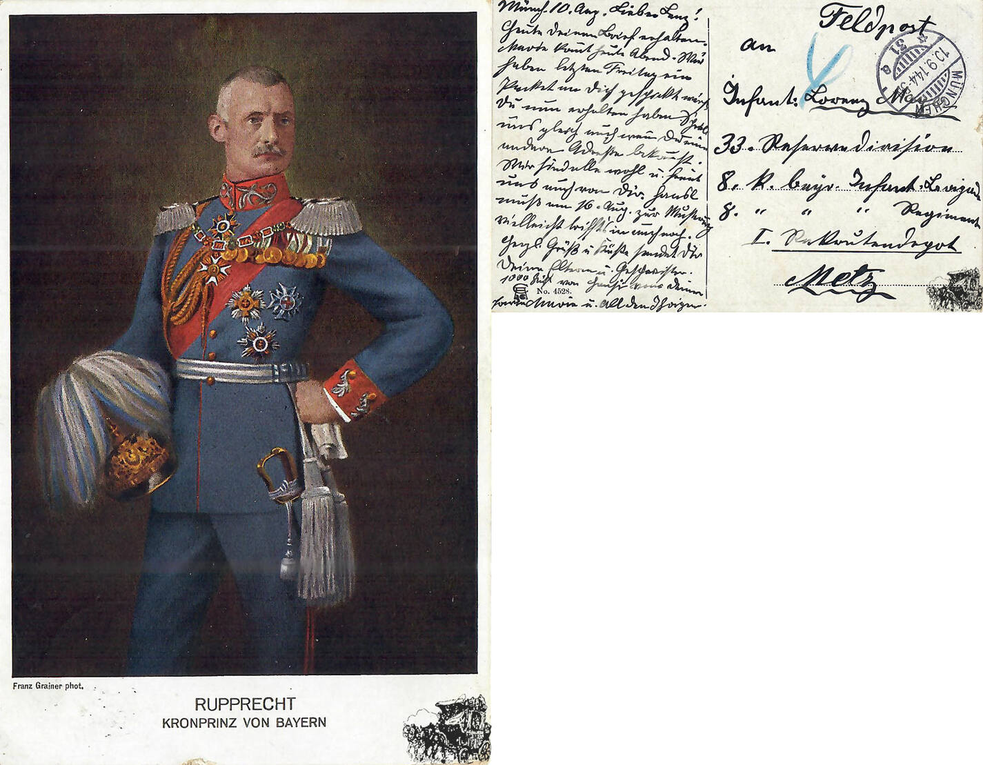 Deutschland Ansichtskarte Rupprecht - Kronprinz von Bayern | MA-Shops