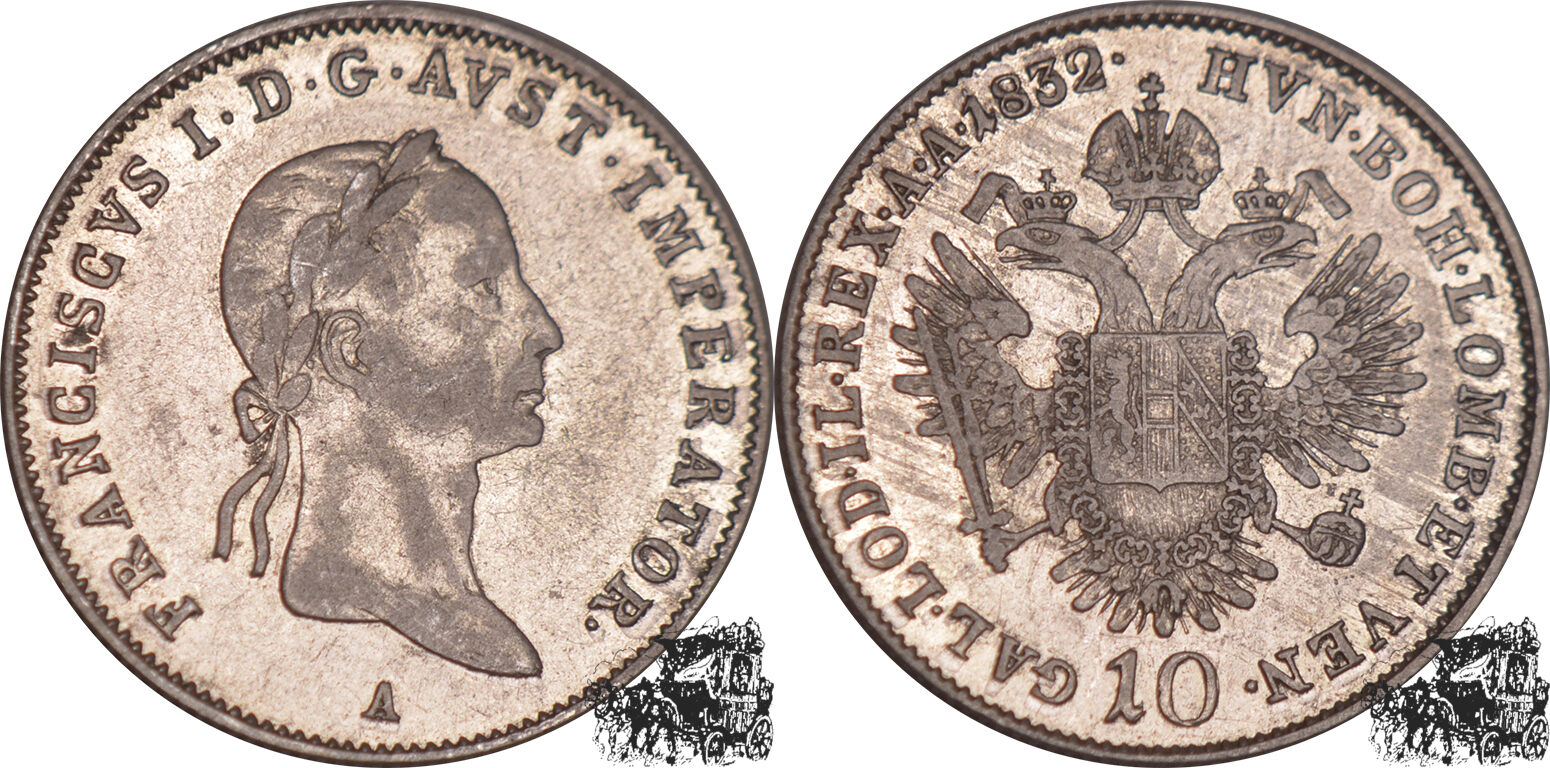10 Kreuzer 1832 A vz. | MA-Shops
