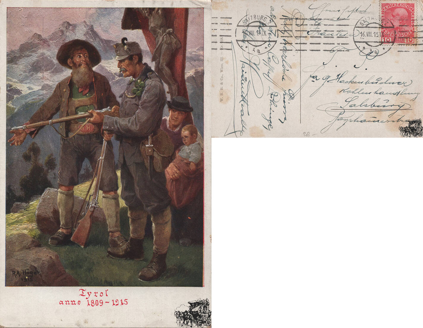 Deutschland Ansichtskarte Tyrol anno 1809-1915 | MA-Shops