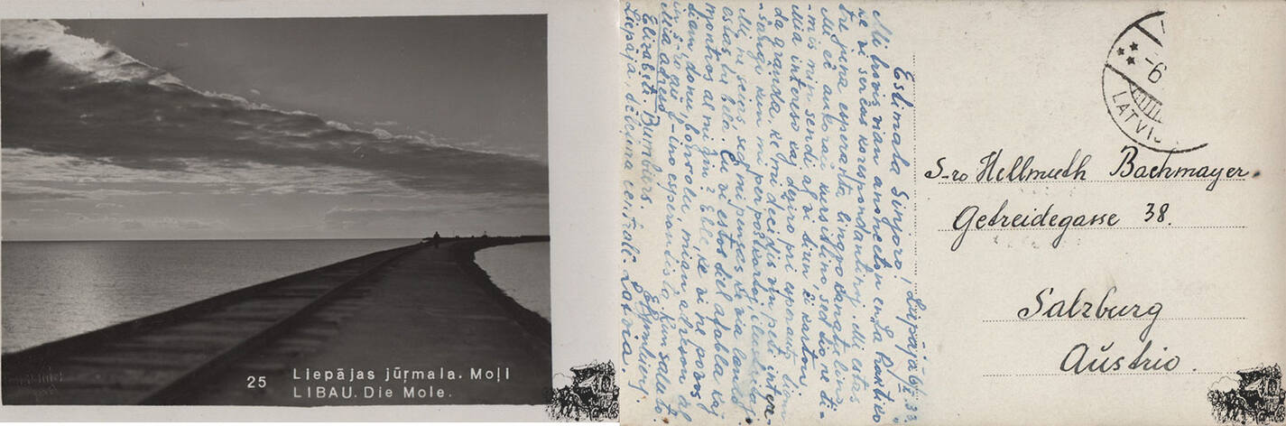 Deutschland Ansichtskarte Libau - Die Mole | MA-Shops