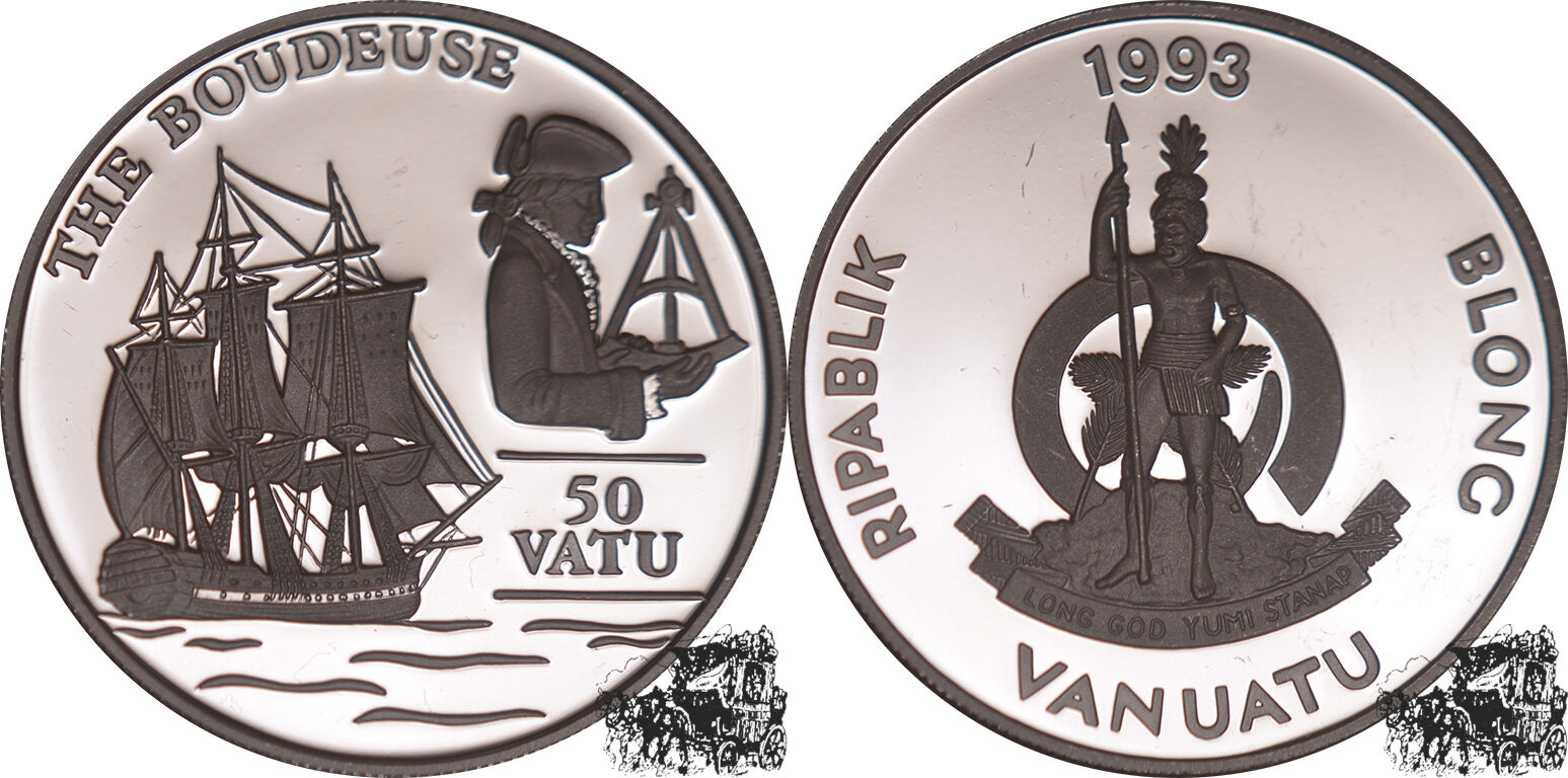 Vanuatu 50 Vatu 1992 - The Boudeuse PP | MA-Shops