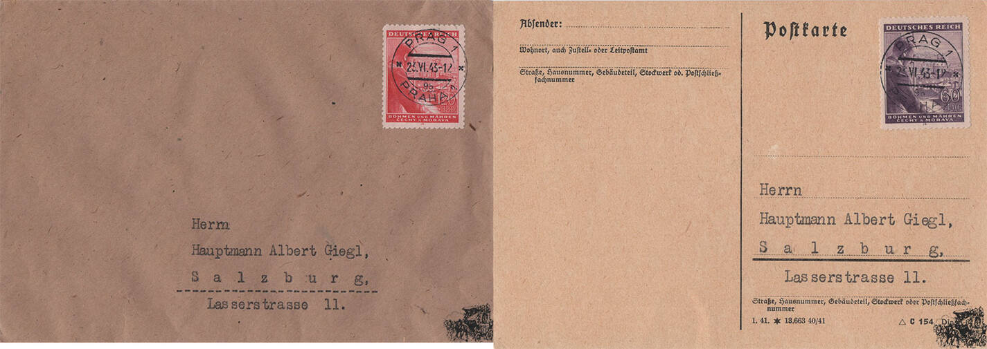 3. Reich - 2 Belege 54. Geburtstag von Adolf Hitler | MA-Shops