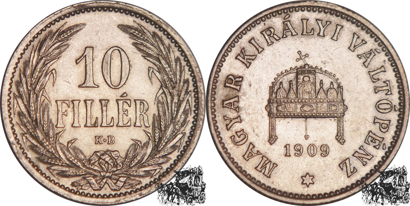 10 Filler 1909 KB - Österreich / Ungarn vz. | MA-Shops