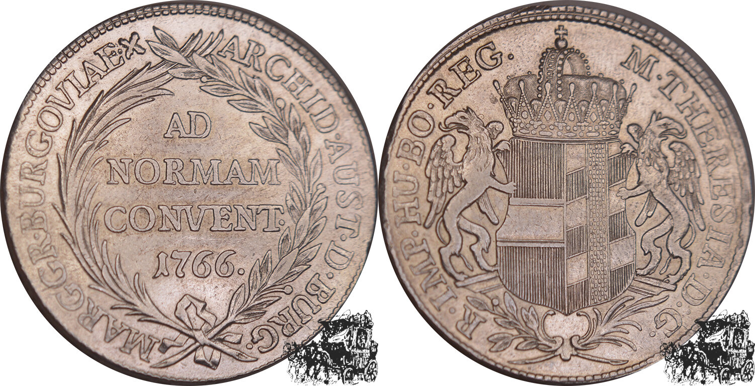 Österreich 1 Taler 1766 Günzburg 1 Konventionstaler 1766 - Günzburg vz ...