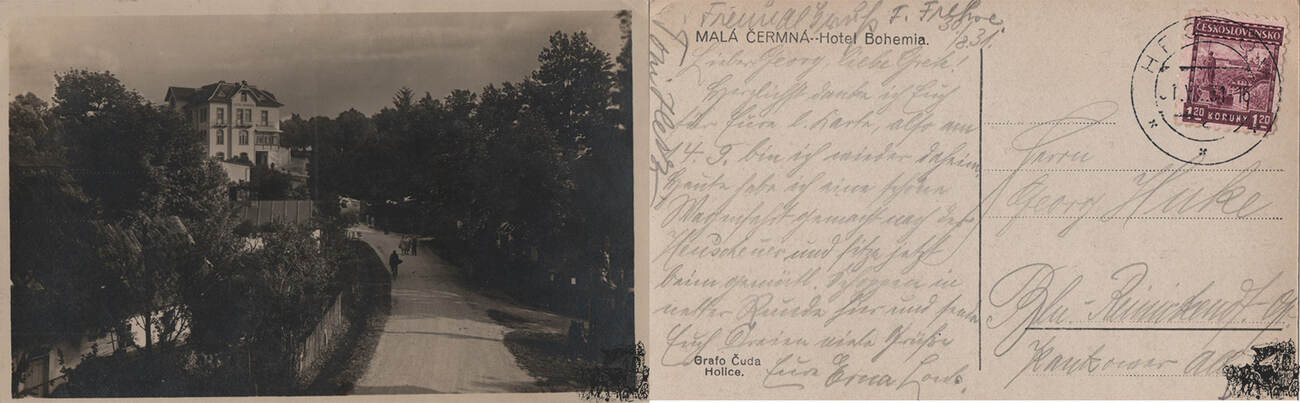 Deutschland Ansichtskarte Mala Cermna - Hotel Bohemia | MA-Shops