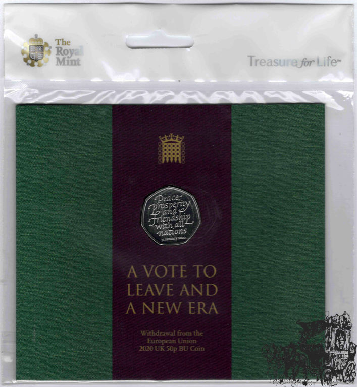 Grossbritannien 50 Pence 2020 - Brexit stplfr. | MA-Shops