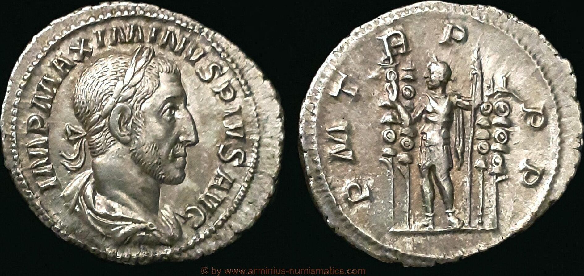 Roman Empire Denar 235 n. Chr. Maximinus I v-st | MA-Shops