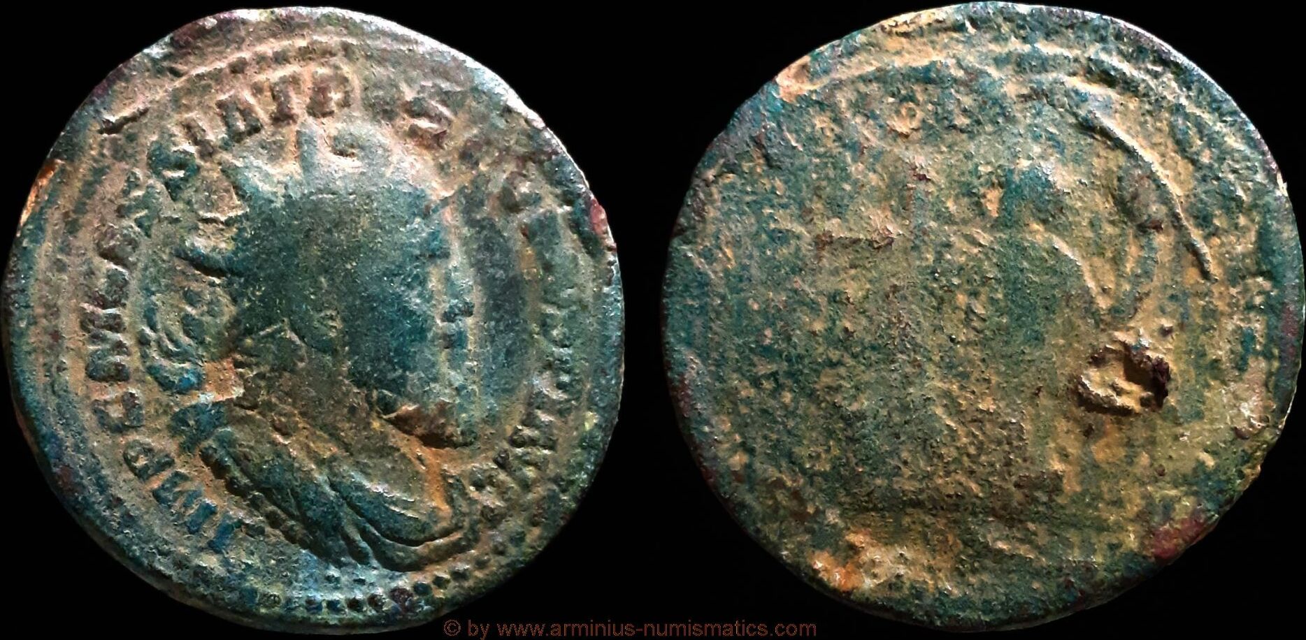 Roman Empire Doppel-Sesterz 260 n. Chr. Postumus ss/sge | MA-Shops