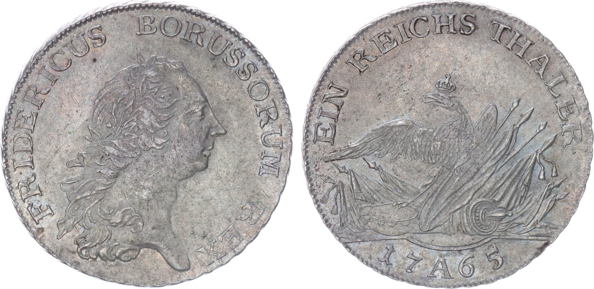 Brandenburg-Preußen Taler 1765 Berlin Friedrich II., der Große 1740 ...