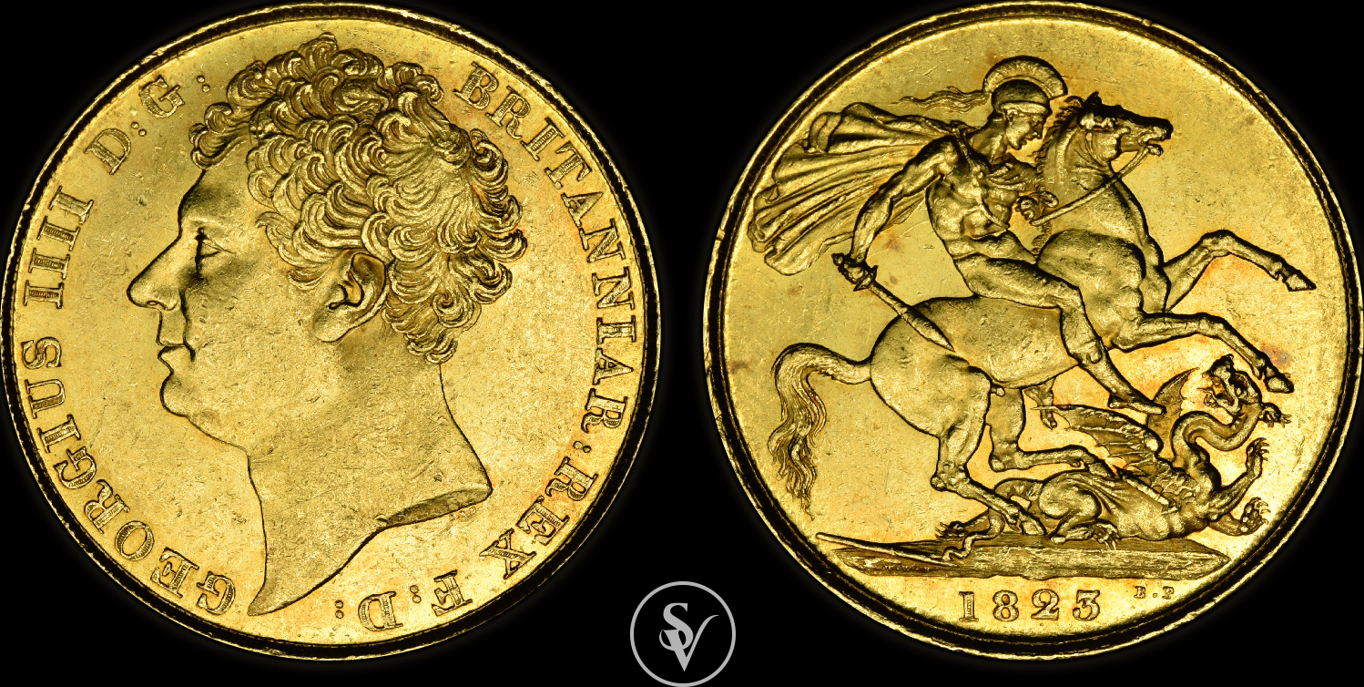 Great Britain 2 sovereign 1823 George IV | MA-Shops