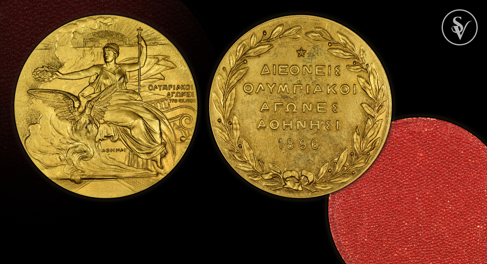 Greece 1896 Olympic Games participation gold plated | MA-Shops