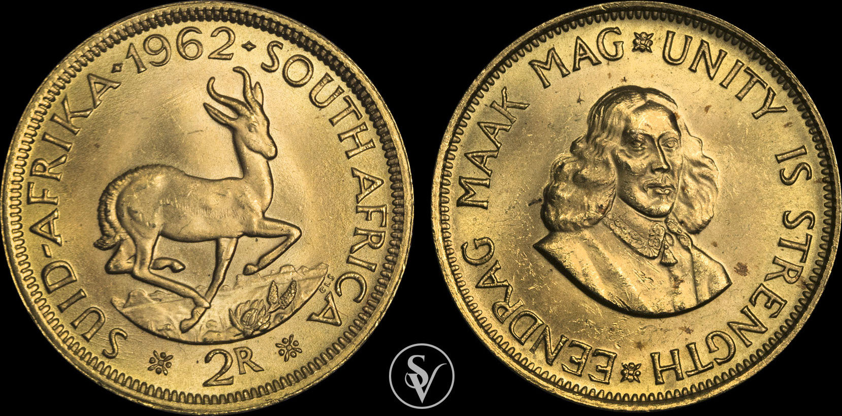 South Africa 2 Rand 1962 | MA-Shops