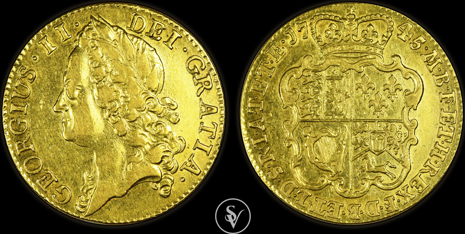 Great Britain 1 guinea 1745 George II | MA-Shops