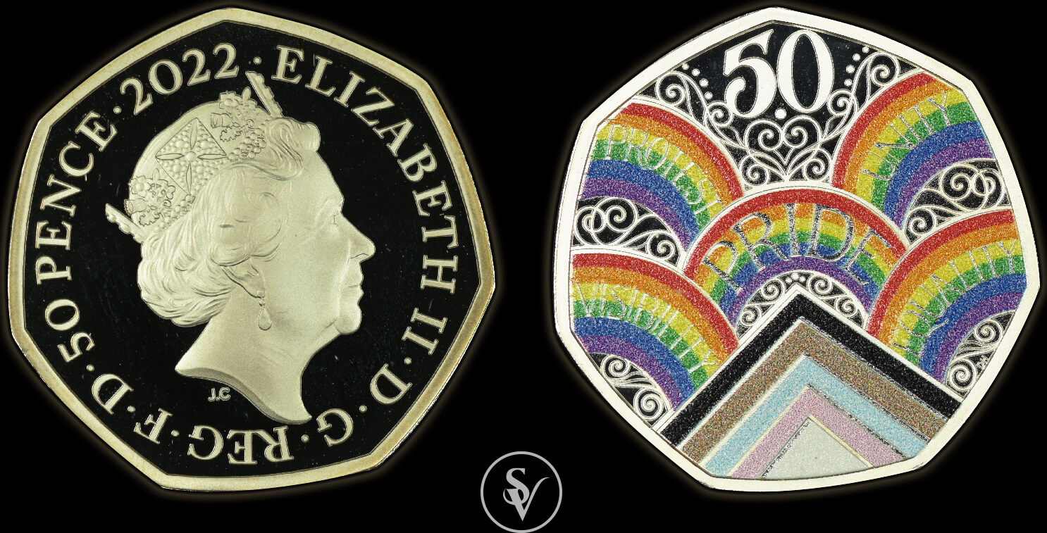Great Britain 50 pence 2022 50 Years of Pride | MA-Shops
