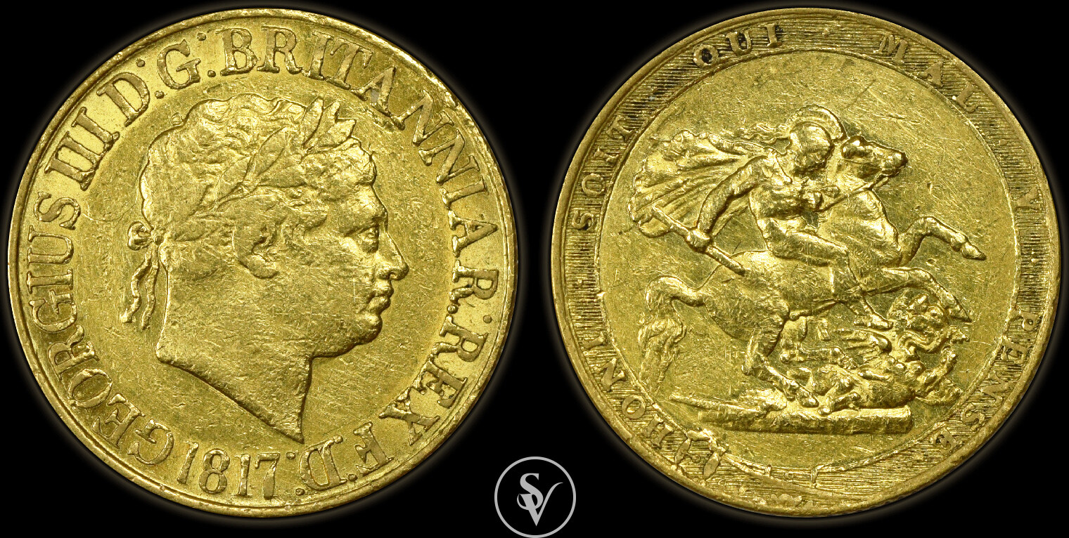 Great Britain 1 sovereign 1817 George III | MA-Shops