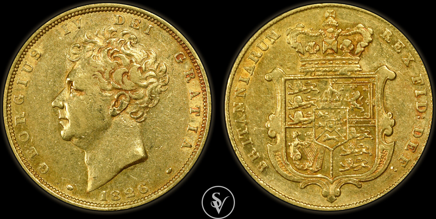 Great Britain 1 sovereign 1826 George IV | MA-Shops