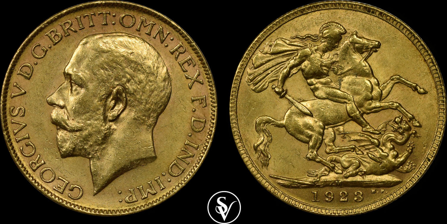 Great Britian 1 sovereign 1923 - Melbourne George V | MA-Shops
