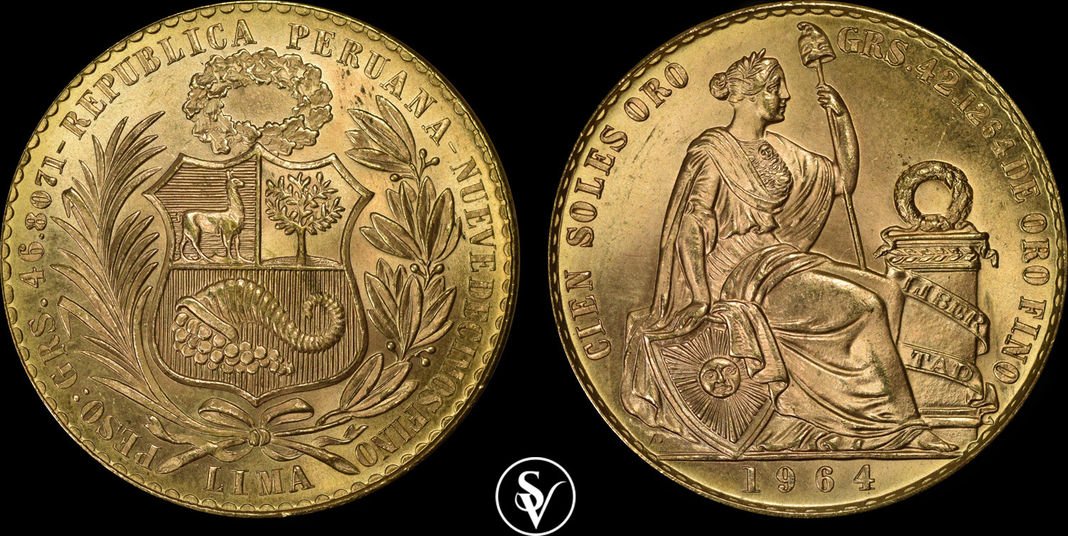 100 Soles 1964 REPUBLICA PERUANA | MA-Shops