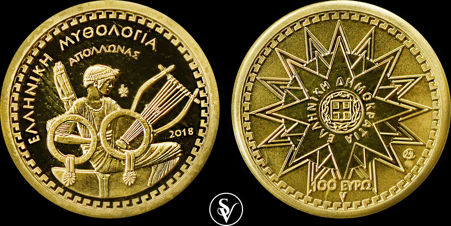 Greece 100 euro 2018 APOLLO - Greek Mythology - The Olympian Gods | MA ...