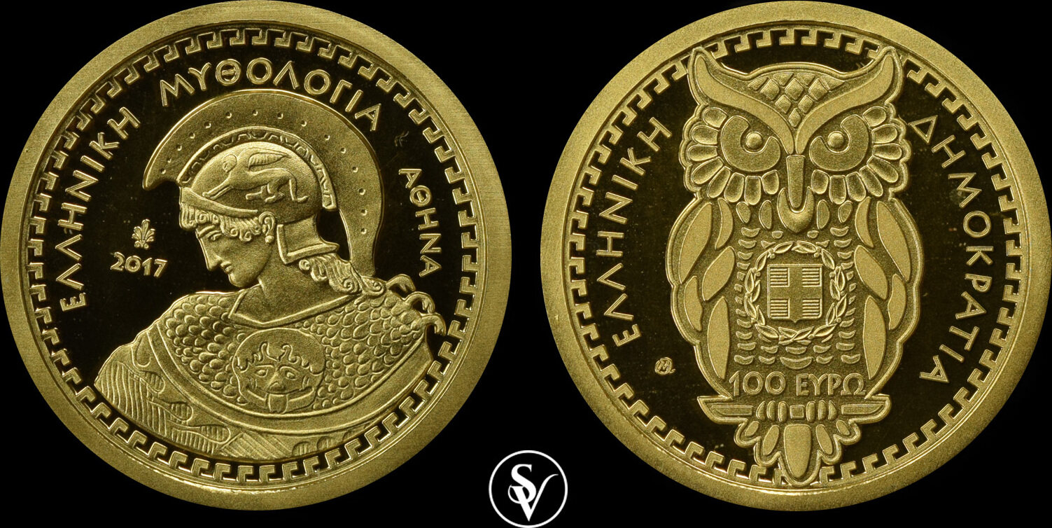 Greece 100 euro 2017 The Olympian Gods - Athena | MA-Shops