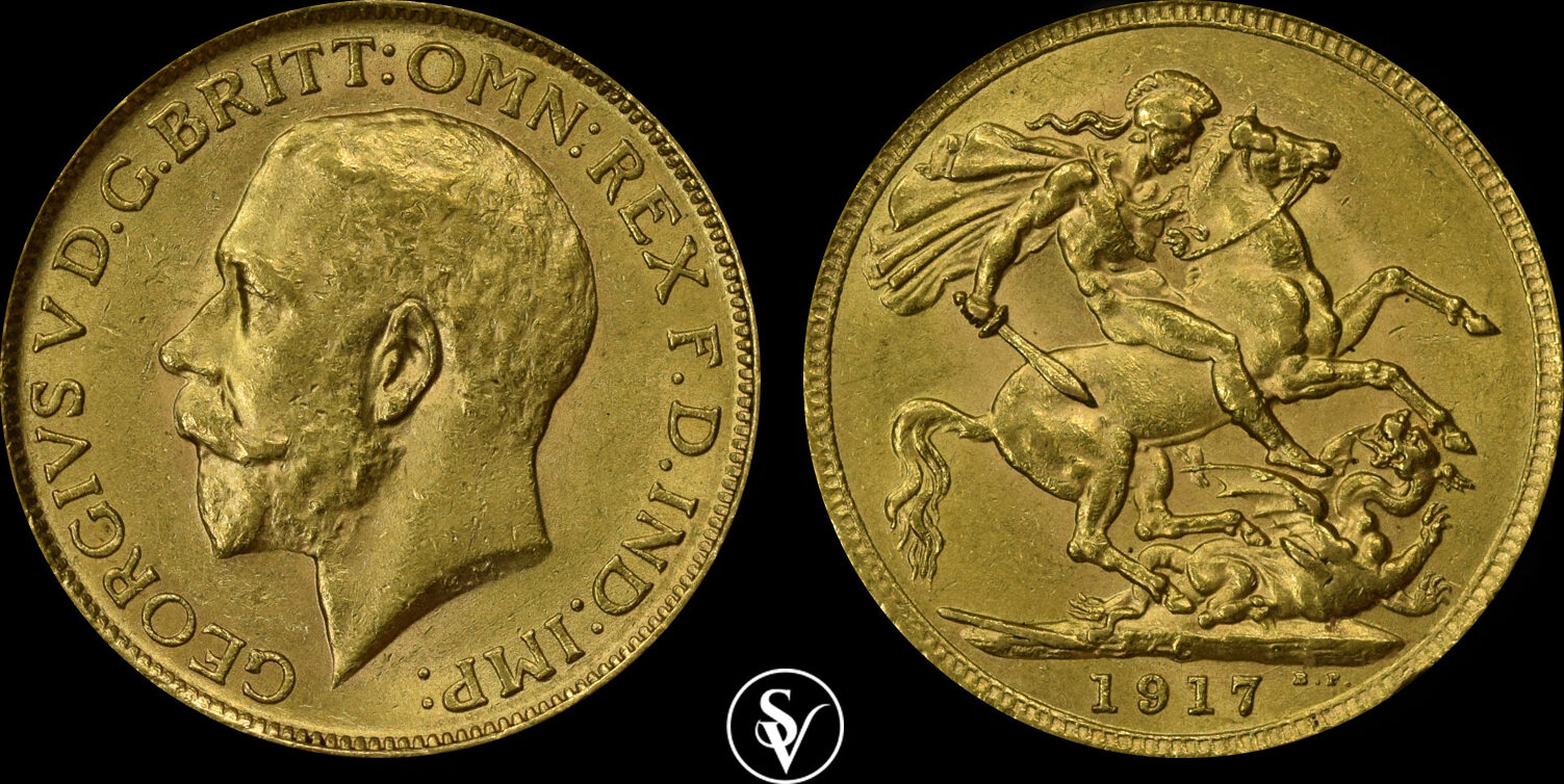 Canada 1 sovereign 1917 George V | MA-Shops