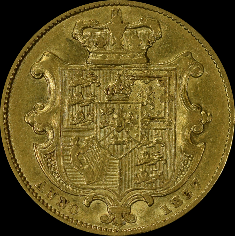 Great Britain 1 sovereign 1837 William IV | MA-Shops