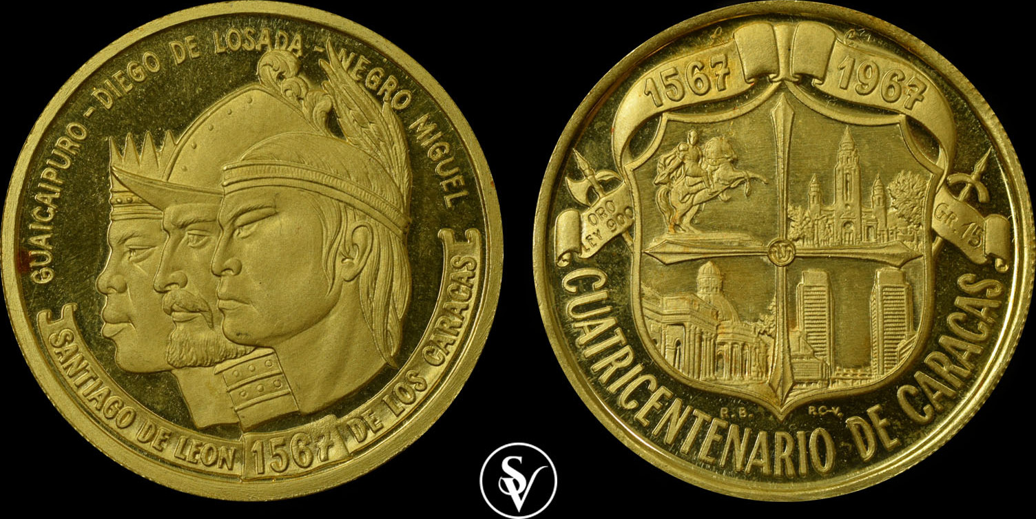 Venezuela medal 1967 Cuatricentenario De Caracas | MA-Shops