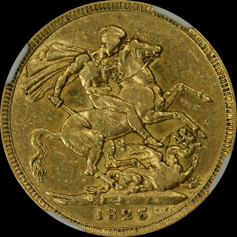 G.BRITAIN 1 sovereign 1823 George IV NGC XF 40 | MA-Shops